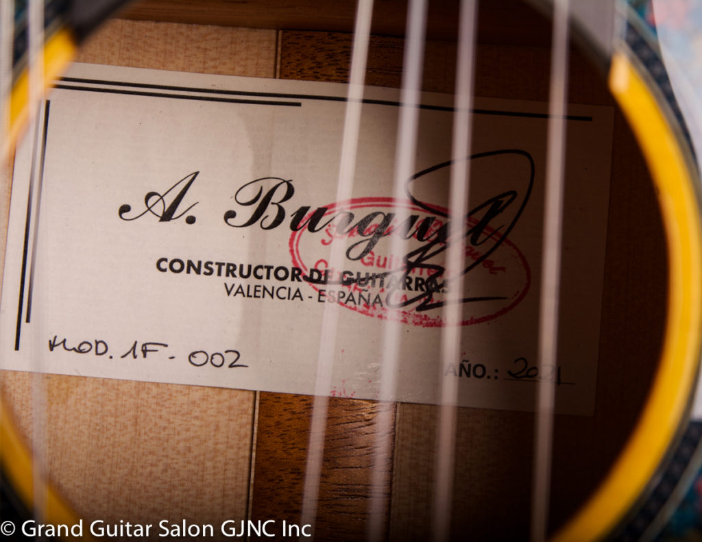 F-555, Amalio Burguet 1F (Spain) – Grand Salon de Guitare