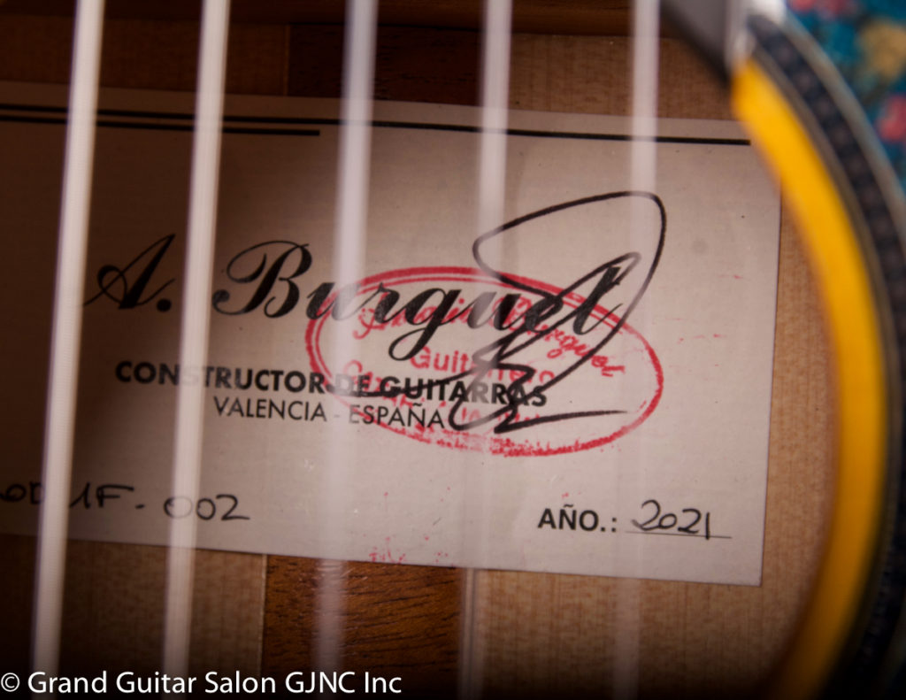 F-555, Amalio Burguet 1F (Spain) – Grand Salon de Guitare